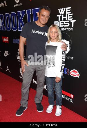 Luke Guinaldo arrives at the 2018 Rookie USA Fashion Show held at MILK ...