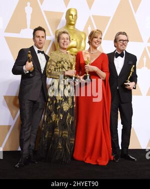 Sam Rockwell, Frances McDormand, Allison Janney and Gary Oldman in the ...