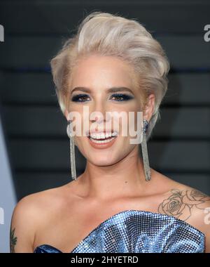 Radhika Jones arrives at the Vanity Fair Oscar Party on Sunday, Feb. 9 ...