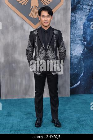 Wesley Wong arrives at the global premiere of "Pacific Rim Uprising" at ...