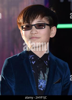Philip Zhao attending the premiere of Ready Player One in Los Angeles ...