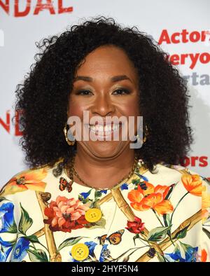 Shonda Rhimes arrives a the live stage reading of the series finale of ...