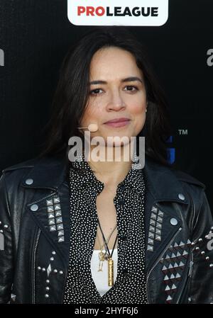 Michelle Rodriguez attending H1Z1 Pro League's Inaugural Season Kick ...