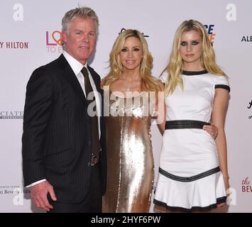 Camille Grammer and Mason Olivia Grammer attending the Race to Erase MS ...