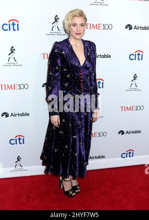 Greta Gerwin attending the Time 100 Gala at Lincoln Center in New York ...