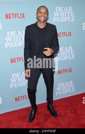 DeRon Horton attending the Season 2 Premiere of Dear White People in ...