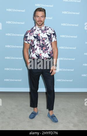 Derek Hough attending the NBCUniversal 2018 Upfronts held at Radio City ...