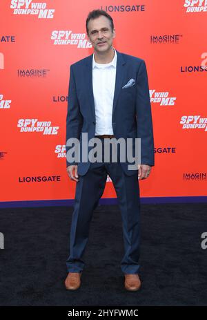 Dan Davidson at the Los Angeles premiere of "The Spy Who Dumped Me ...
