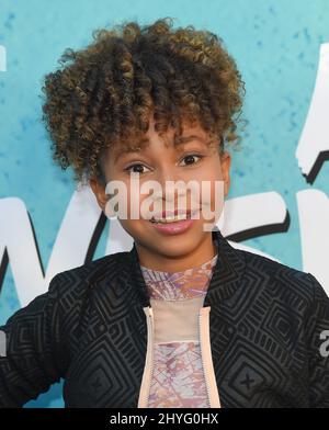 Leah Rose Randall arriving to Netflix's 'All About The Washingtons ...