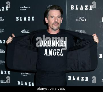 Ethan Hawke attending the Blaze Special Screening held in New York City ...