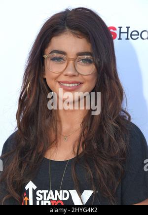 Sarah Hyland arrives at Stand Up To Cancer 2018 held at The Barker ...