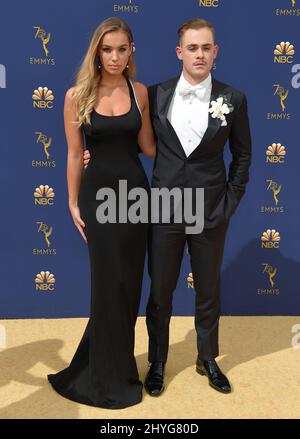 Liv Pollack and Dacre Montgomery at the 70th Primetime Emmy Awards held ...