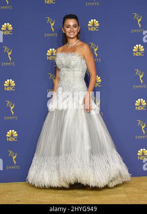 Penelope Cruz at the 70th Primetime Emmy Awards held at Microsoft ...