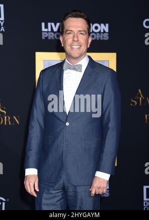 Ed Helms attending the 'A Star Is Born' premiere at The Shrine ...