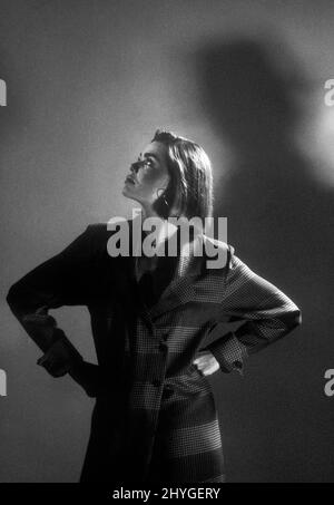 Margaux Hemingway, the American model and actress, is captured in a ...