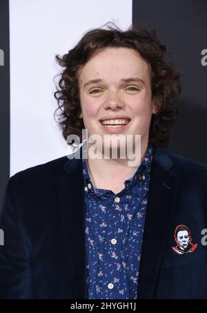 Drew Scheid attending the 'Halloween' premiere at TCL Chinese Theatre ...