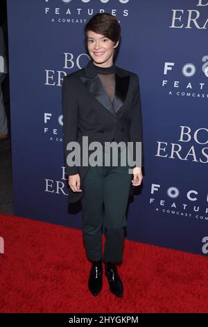 Emily Hinkler at "Boy Erased" Los Angeles special screening held at the ...