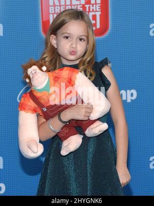 Chloe Clem arriving to the 'Ralph Breaks the Internet' World Premiere ...