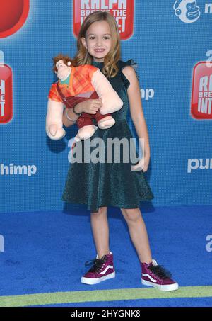 Chloe Clem arriving to the 'Ralph Breaks the Internet' World Premiere ...