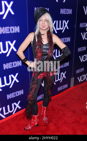 Kate Crash at the premiere of "Vox Lux'" held at the ArcLight Cinemas ...