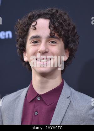 Jason Drucker arrives at the "Bumblebee" Los Angeles Premiere held at ...
