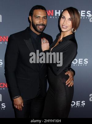 Omari Hardwick & wife Jennifer Pfautch attending the 'Nobody's Fool ...