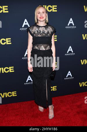 Alison Pill at "Vice" World Premiere held at Samuel Goldwyn Theater on ...