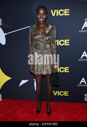 Kuoth Wiel at the world premiere of "VICE'" held at the Academy of ...