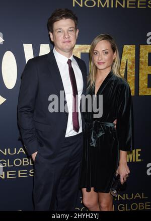 Brett Johnson and Guerrin Gardner at the SHOWTIME 76th Annual Golden ...