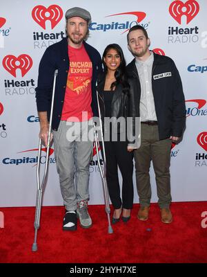 Dax Shepard, Monica Padman and Rob Holysz at the 2019 iHeartRadio ...