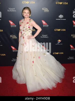 Emilie de Ravin arrives at the 16th Annual G'Day USA Los Angeles Gala ...