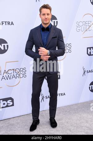 Justin Hartley arrives at the 25th annual Critics' Choice Awards on ...