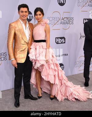 Gemma Chan arrives at the 25th annual Screen Actors Guild Awards at the ...