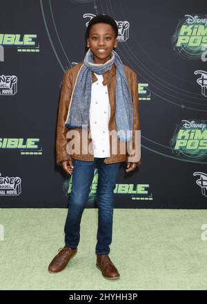 Ramon Reed at Disney Channel's 'Kim Possible' Premiere held at the ...