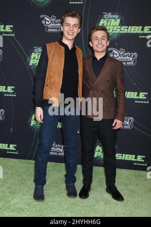 Jacob Hopkins and Sean Giambrone at Disney Channel's 'Kim Possible ...