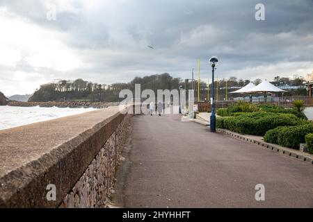Grey sky over Dawlish Warren, Devon, Uk Stock Photo - Alamy