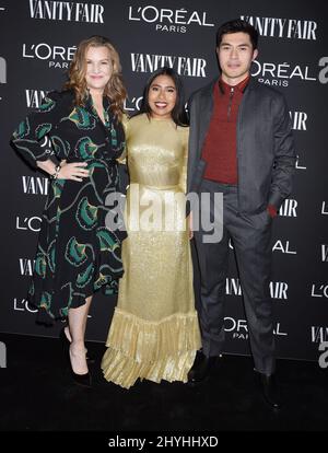 Yalitza Aparicio arrives at the Vanity Fair Oscar Party on Sunday, Feb ...