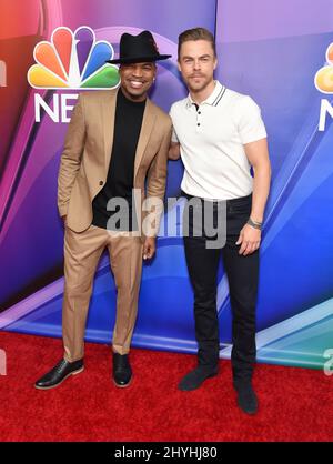 NE-YO & Derek Hough attending the NBC Midseason Press Day in New York ...