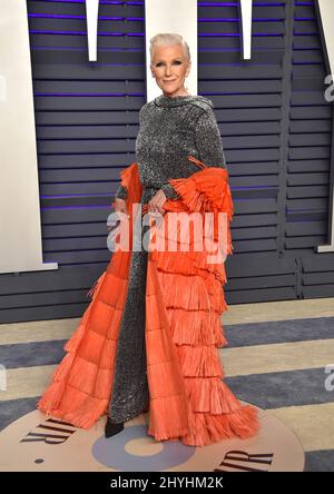 Maye Musk attending the 2019 Vanity Fair Oscar Party held at the Wallis ...
