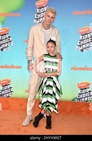 (L-R) Casie Baker and Machine Gun Kelly (mgk) (Colson Baker) attend Daily Front Row's 12th ...