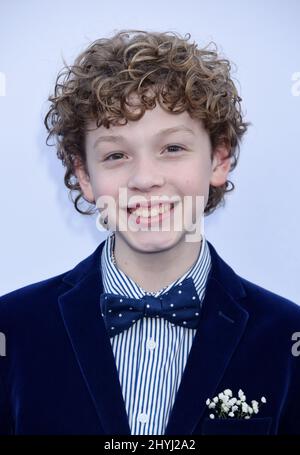 Tucker Meek attending the Los Angeles premiere of Little Stock Photo ...