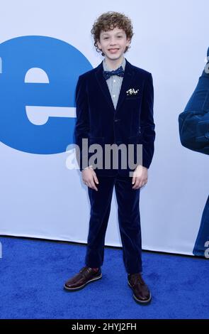 Tucker Meek attending the Los Angeles premiere of Little Stock Photo ...