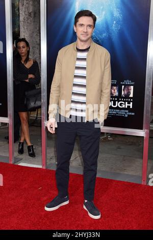 Topher Grace attending the Breakthrough Los Angeles Premiere held at ...
