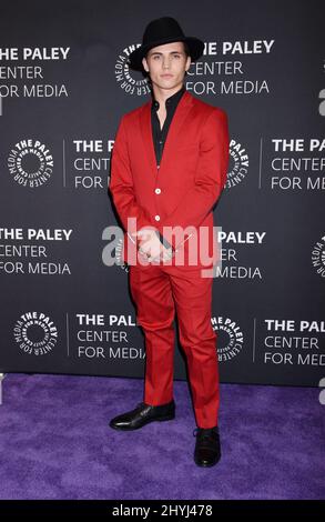 Tanner Buchanan attending the season two premiere of Cobra Kai, in Los ...