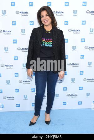 Miranda Tollman arrives at WE Day California 2019 held at The Forum in ...