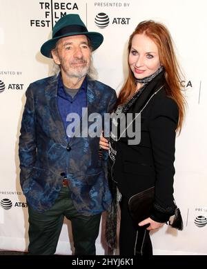 Harry Shearer & wife Judith Owen attending the 2019 Tribeca Film ...