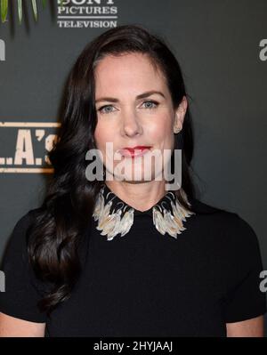 Katherine Pope attending the world premiere of L.A.'s Finest, held in ...