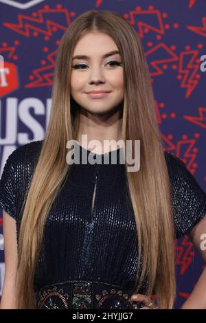 Tegan Marie arrives at the CMT Music Awards on Wednesday, June 5, 2019 ...