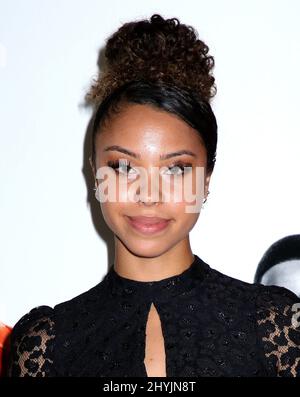 Adrienne Hammond attending the premiere of Shaft in New York Stock ...