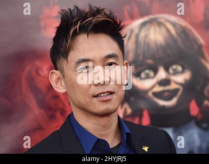 James Wan attending the Annabelle Comes Home Premiere held in Los ...
